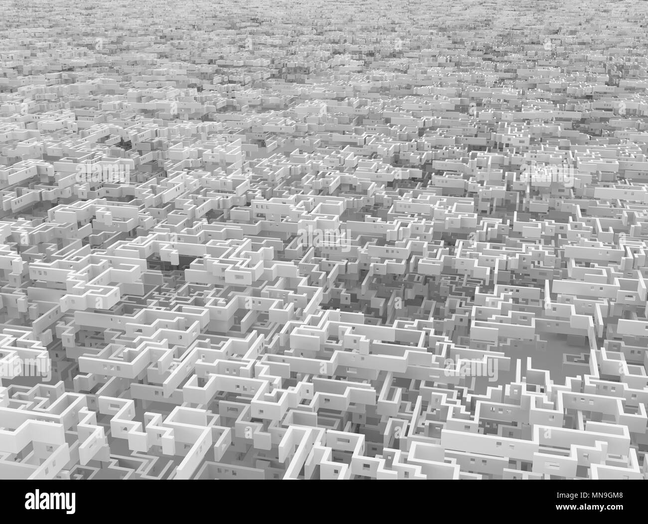 Giant labyrinth Black and White Stock Photos & Images - Alamy