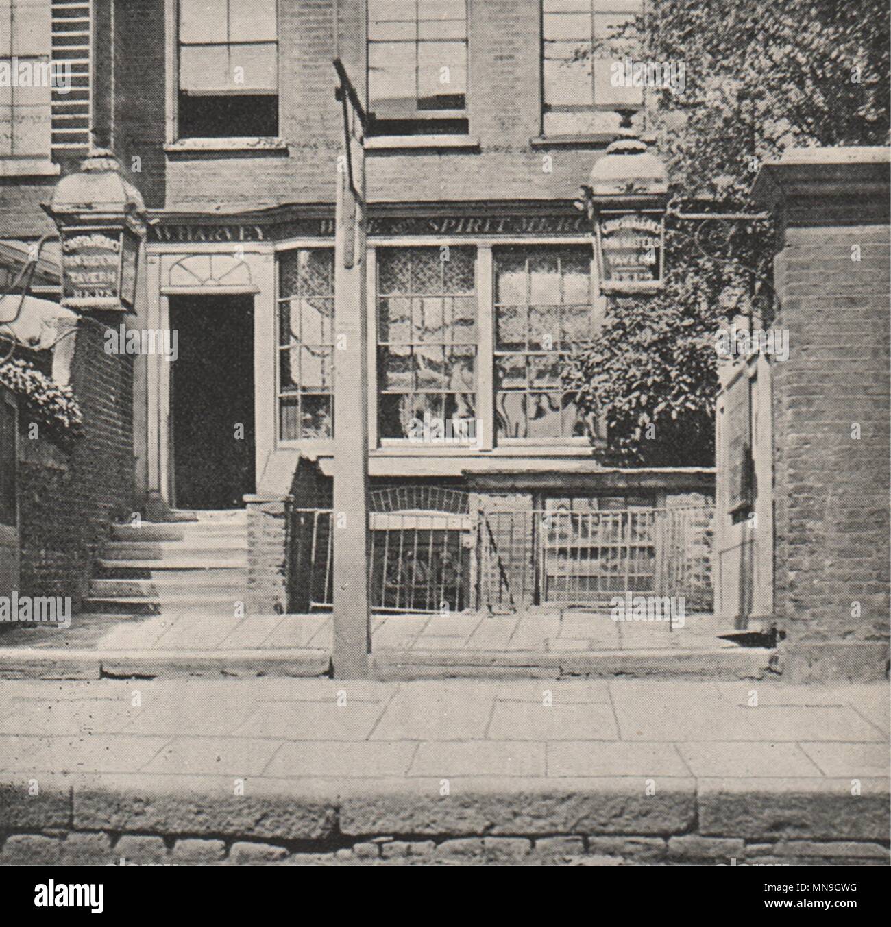 CHELSEA. Don Saltero's Tavern, 18 Cheyne Walk. SMALL 1900 old antique ...