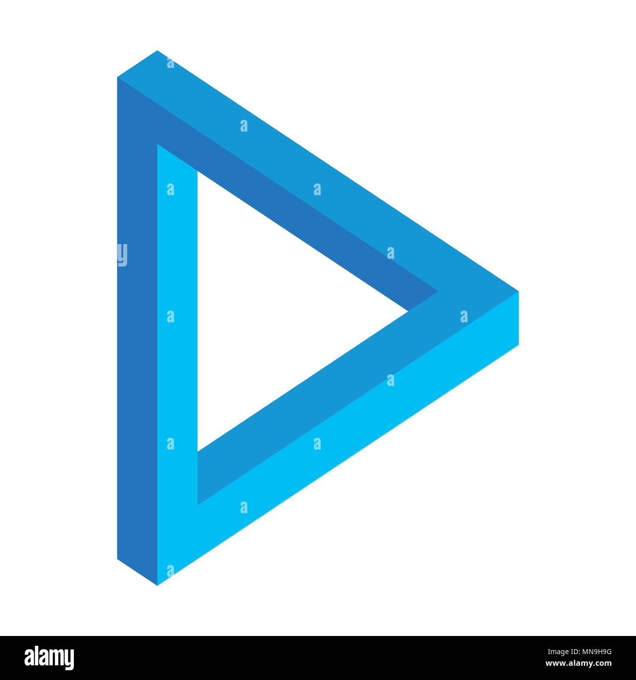 Optical illusion, colorful blocks, different shapes Stock Vector Image ...