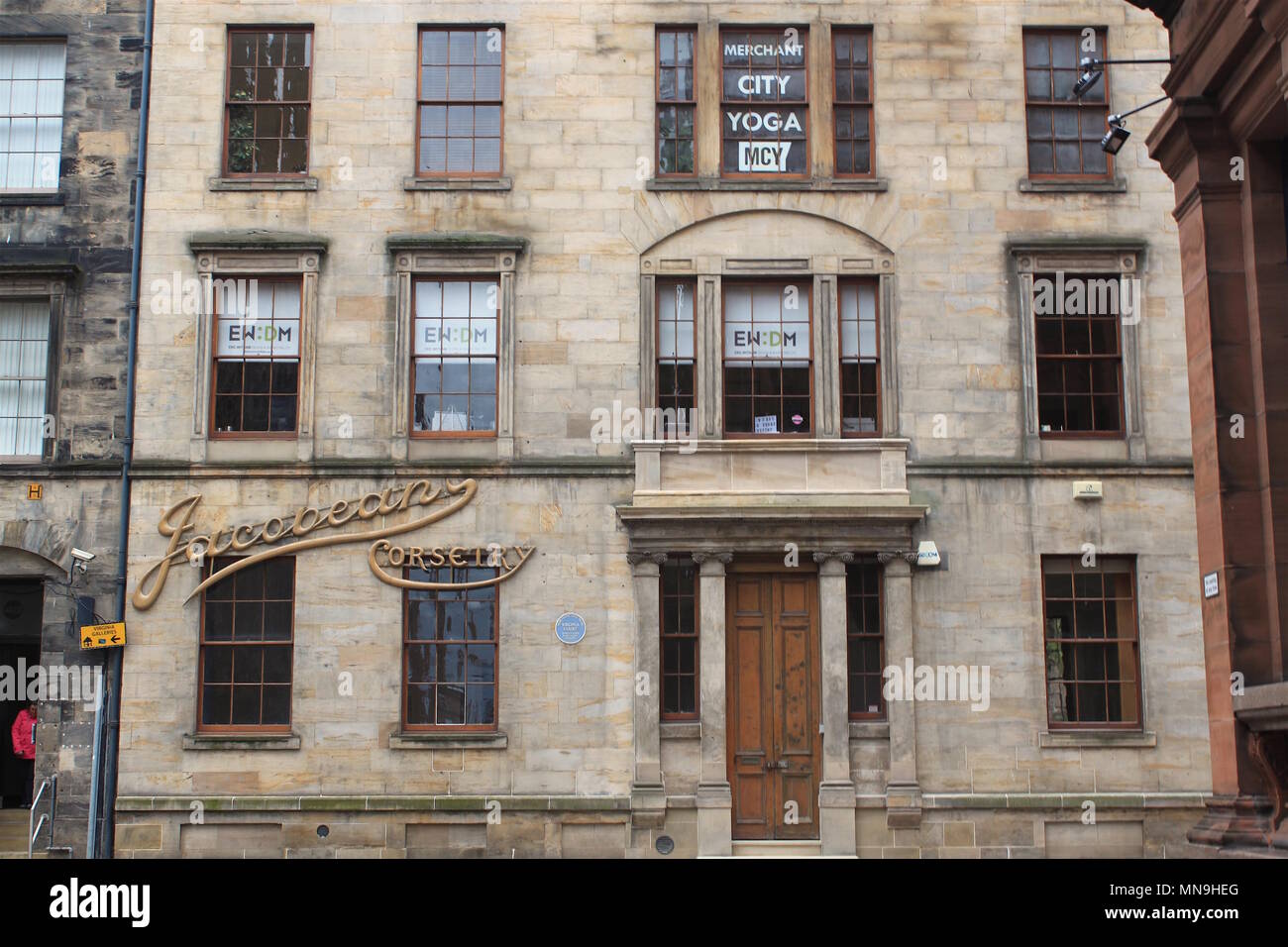 Jacobean Corsetry building in Glasgow Stock Photo - Alamy