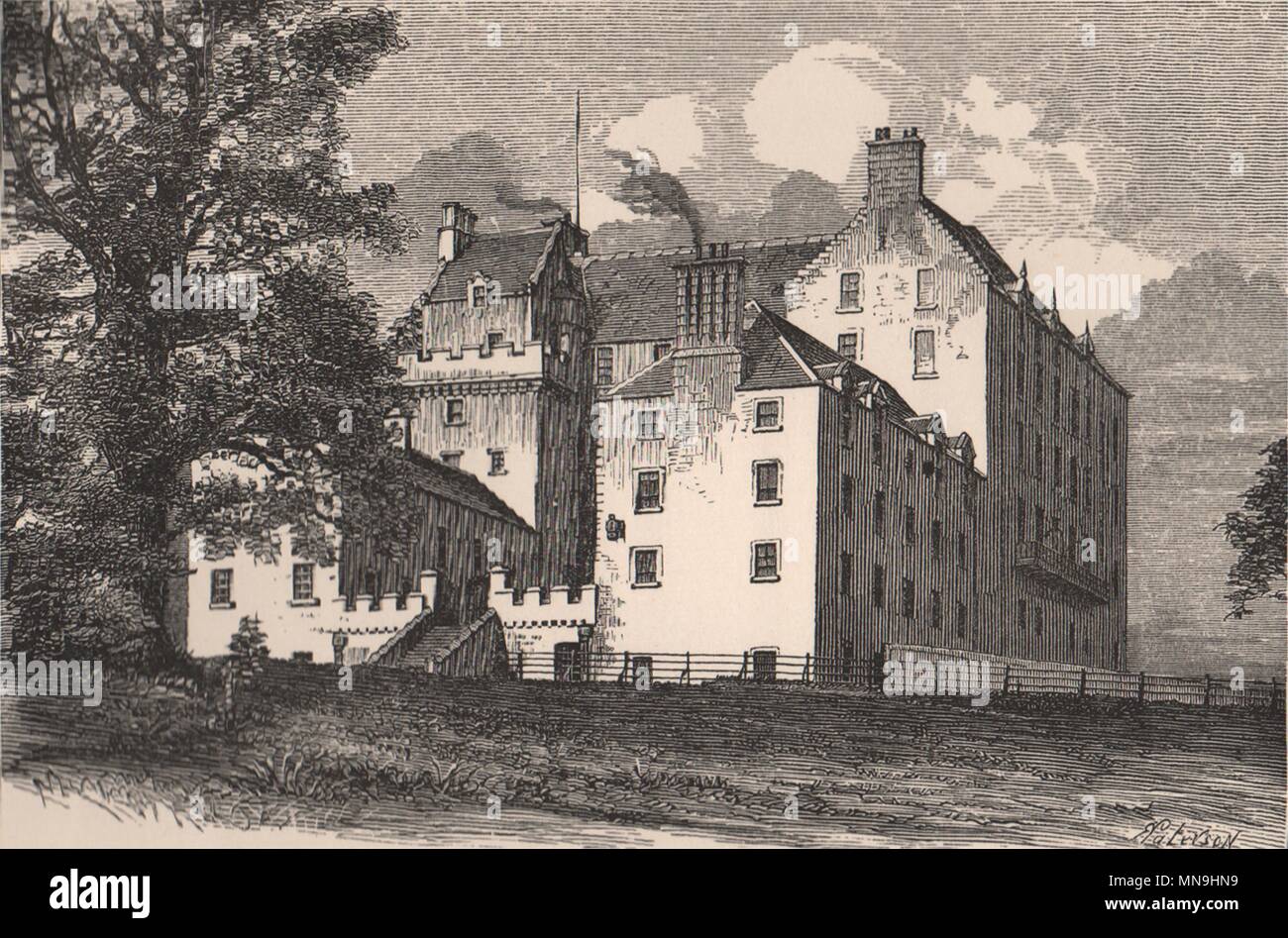 INVERNESS-SHIRE. Grant Castle. Scotland 1885 old antique vintage print ...