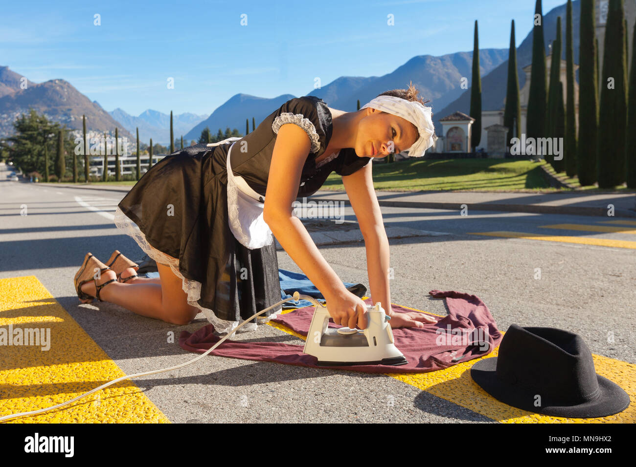 Pretty Girl And A Homeless Man High Resolution Stock Photography and ...