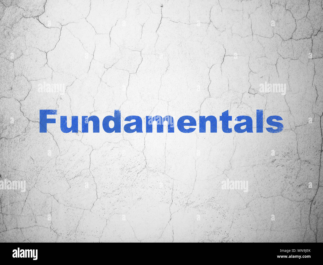 Science concept: Fundamentals on wall background Stock Photo - Alamy