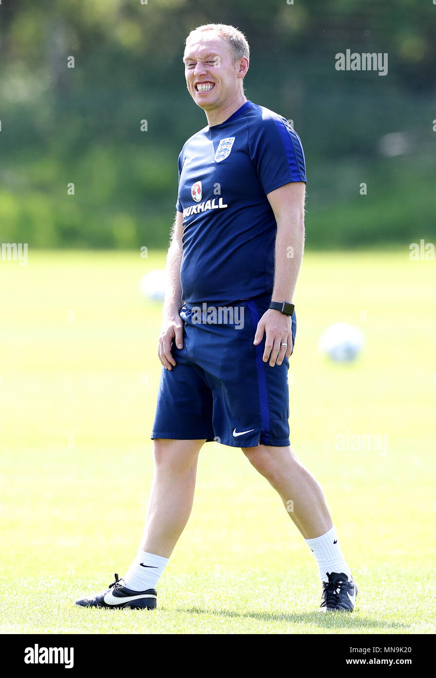 England manager Steve Cooper during the training session at St George's ...