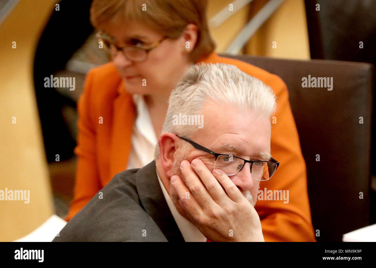 Scottish Brexit Minister Michael Russell during a Scottish Government ...
