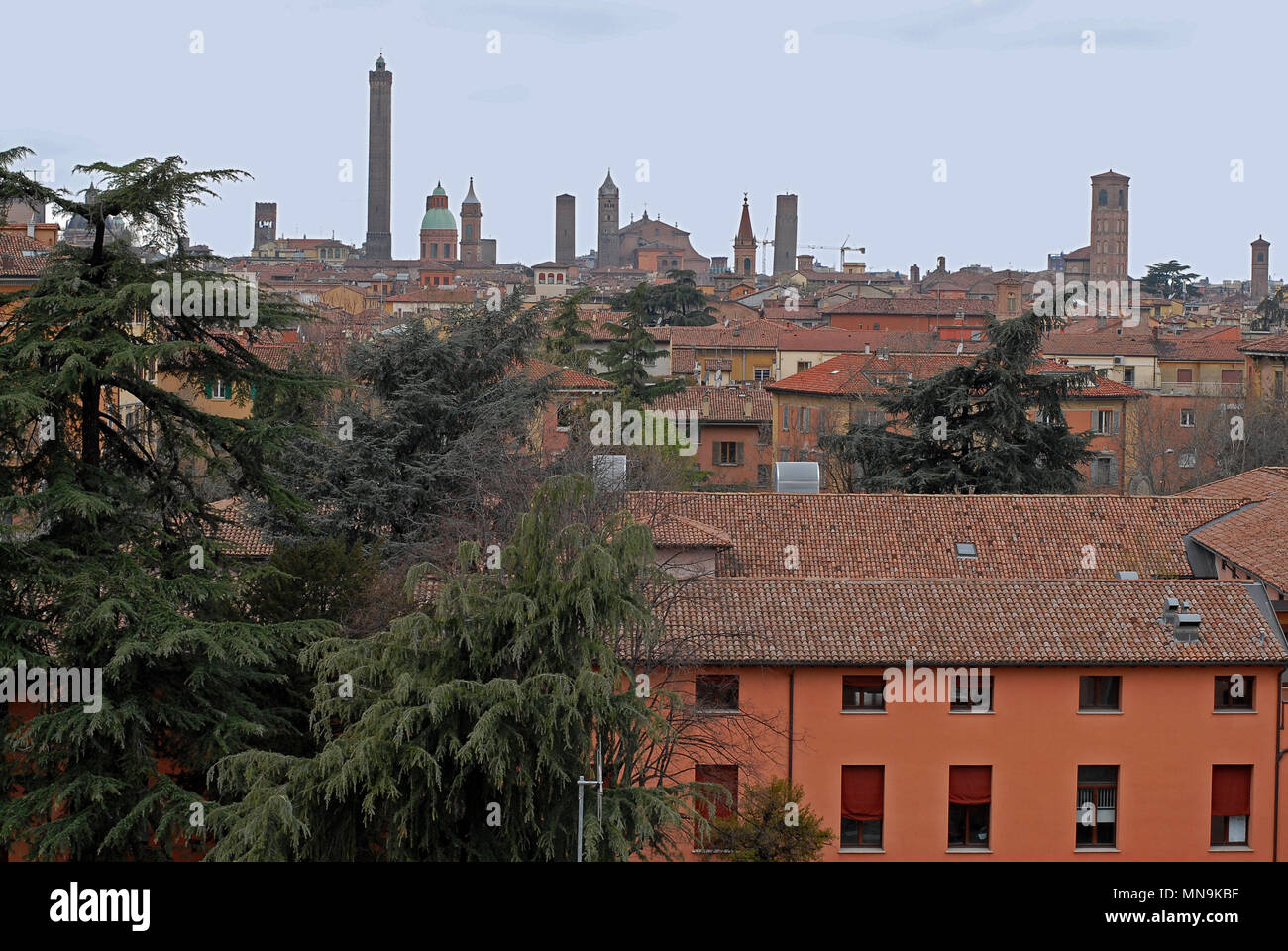 Bologna, City view. Italy Stock Photo - Alamy