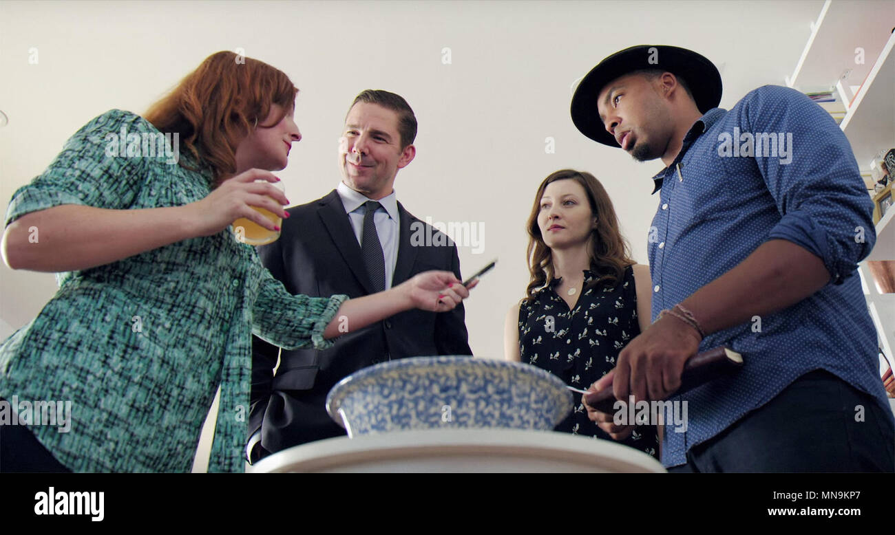 ALL I WANT, l-r: Molly Kidder, Drew Rausch, Rebecca Larsen, Bruce Lemon ...