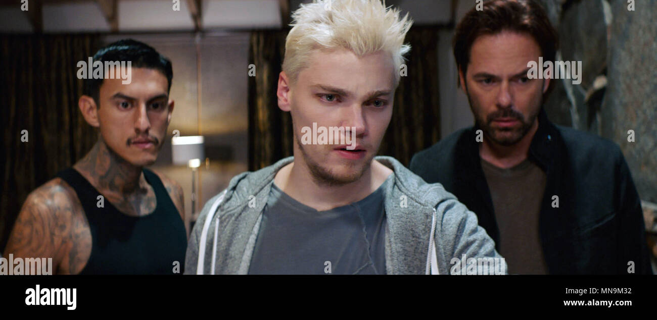 BREAKING IN, from left: Richard Cabral, Levi Meaden, Billy Burke, 2018 ...