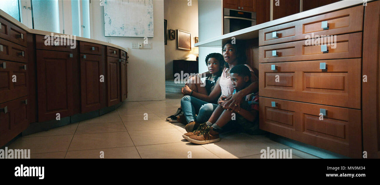 BREAKING IN, from left: Ajiona Alexus, Gabrielle Union, Seth Carr, 2018 ...