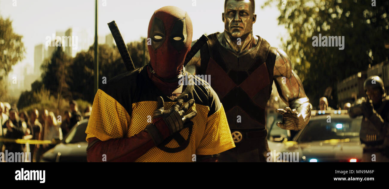 DEADPOOL 2, l-r: Ryan Reynolds as Deadpool, Stefan Kapicic as Colossus ...