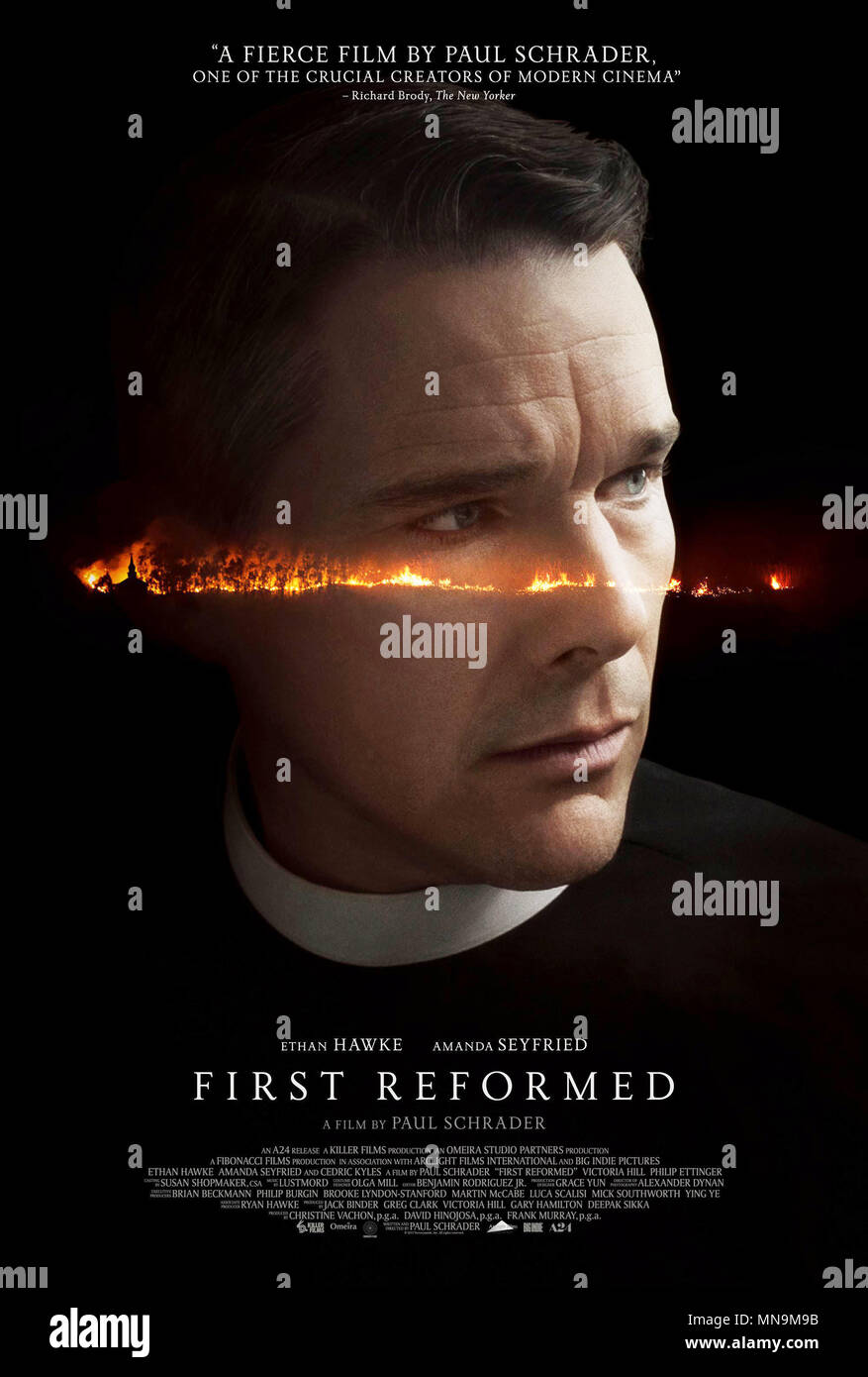 FIRST REFORMED, US poster, Ethan Hawke, 2017. ©A24/courtesy Everett ...
