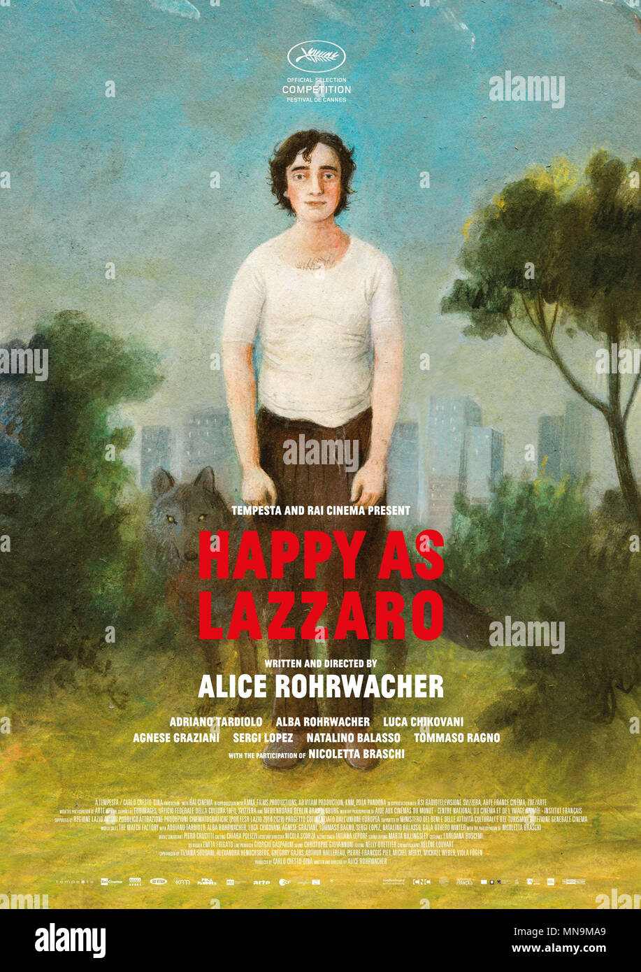 HAPPY AS LAZZARO, (aka LAZZARO FELICE), poster, Adriano Tardiolo, 2018 ...
