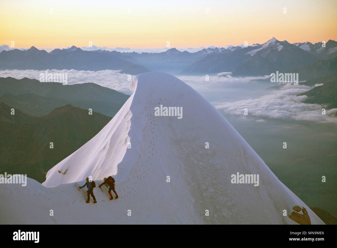 MOUNTAIN, Horizontal climb over a snowy peak, 2017. © Greenwich ...