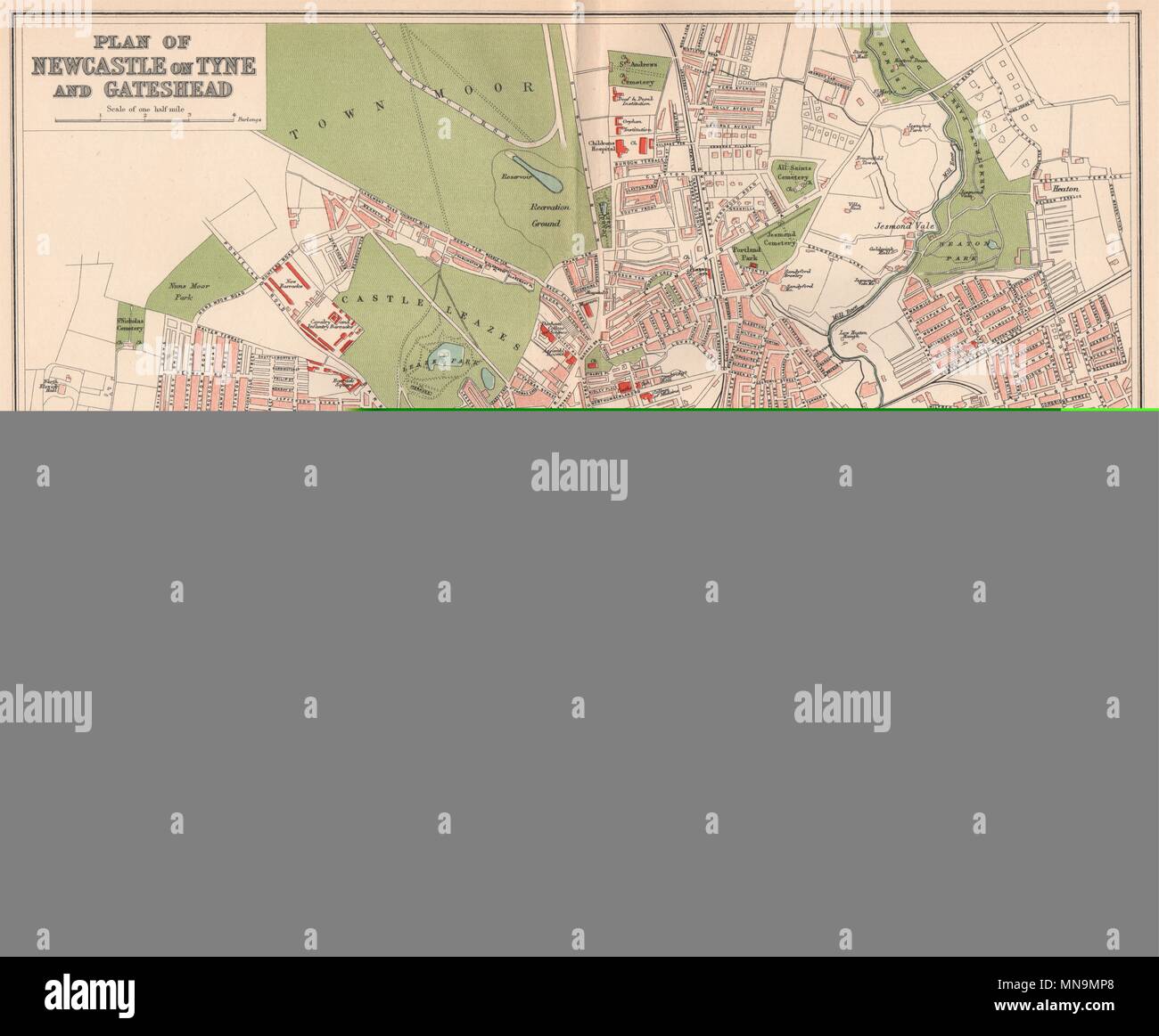 Map of gateshead hi-res stock photography and images - Alamy