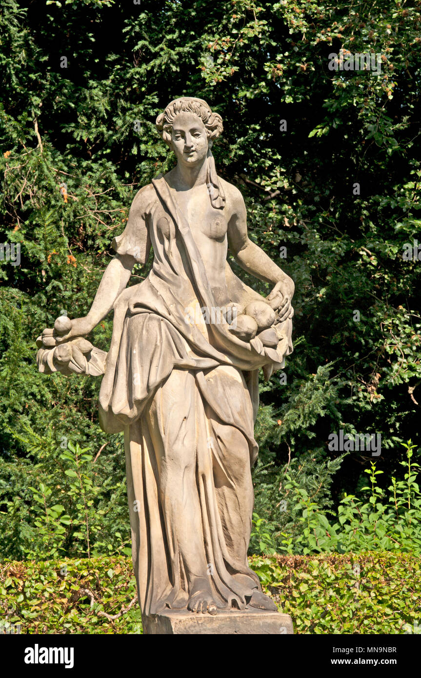 Park sanssouci statue frederick great potsdam hi-res stock photography ...
