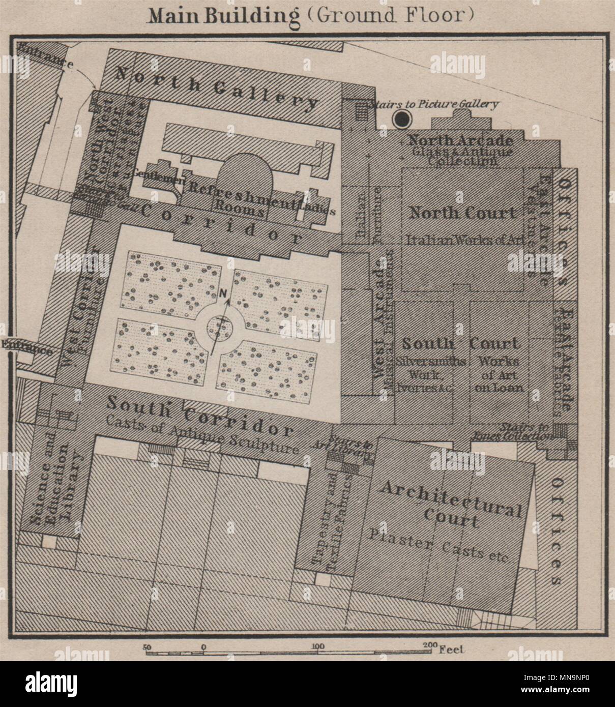 Victoria And Albert Museum Map Poster; Map Of South Kensington Museum,