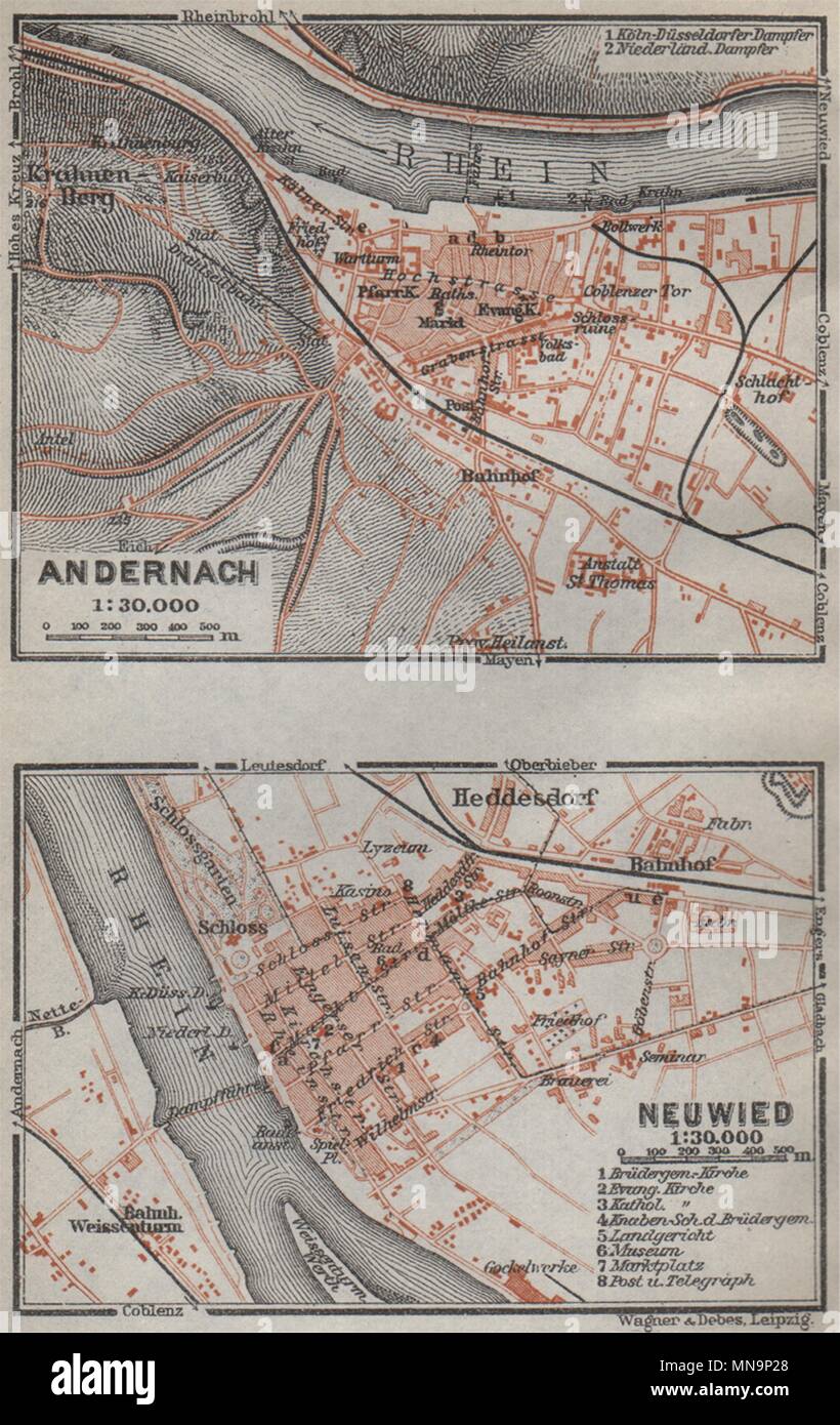 Neuwied stadtplan hi-res stock photography and images - Alamy