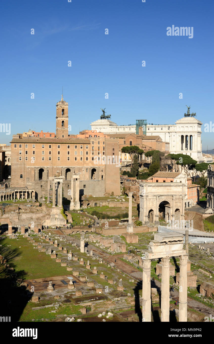 italy, rome, roman forum Stock Photo - Alamy