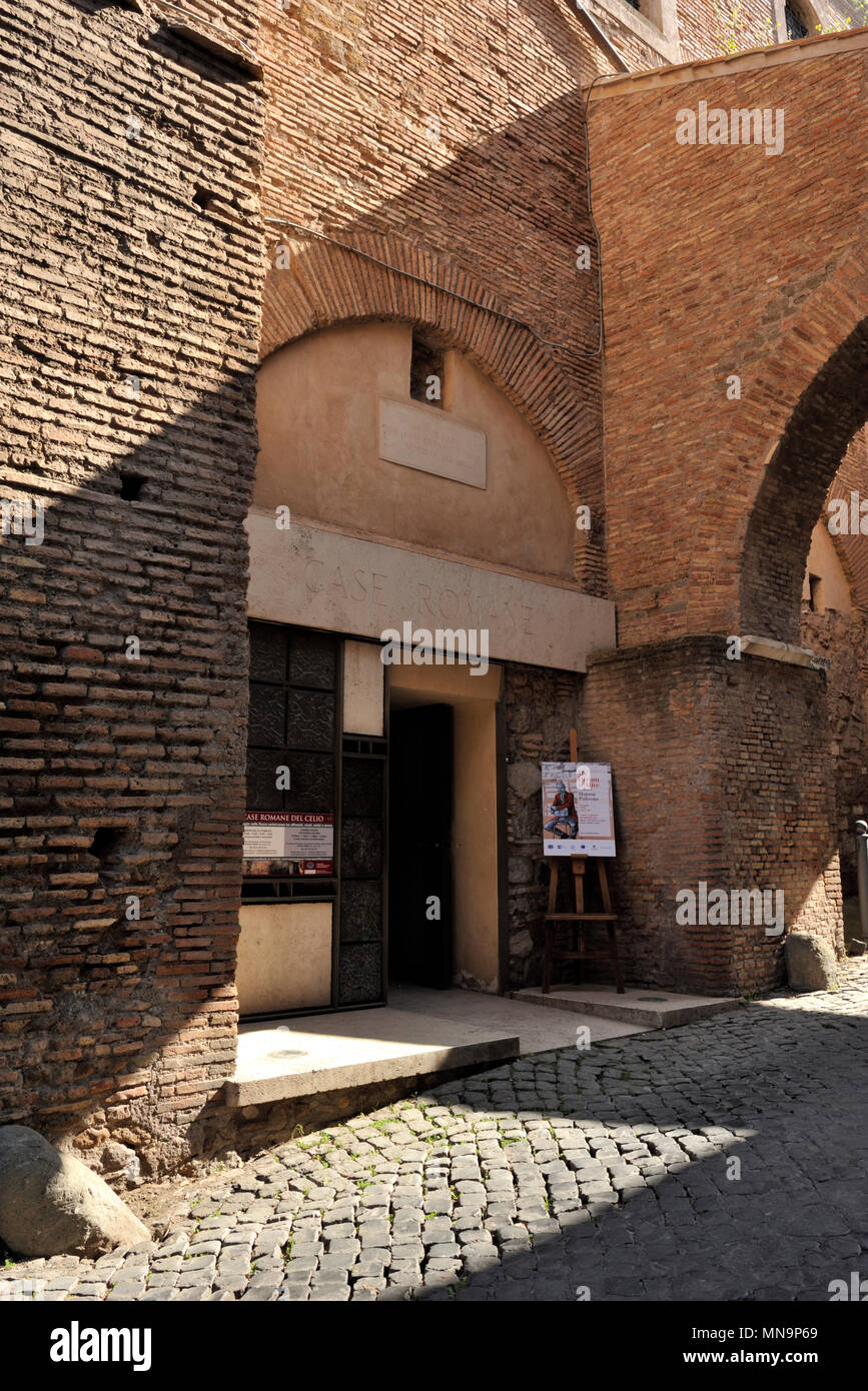 Roman houses celio hill hi-res stock photography and images - Alamy