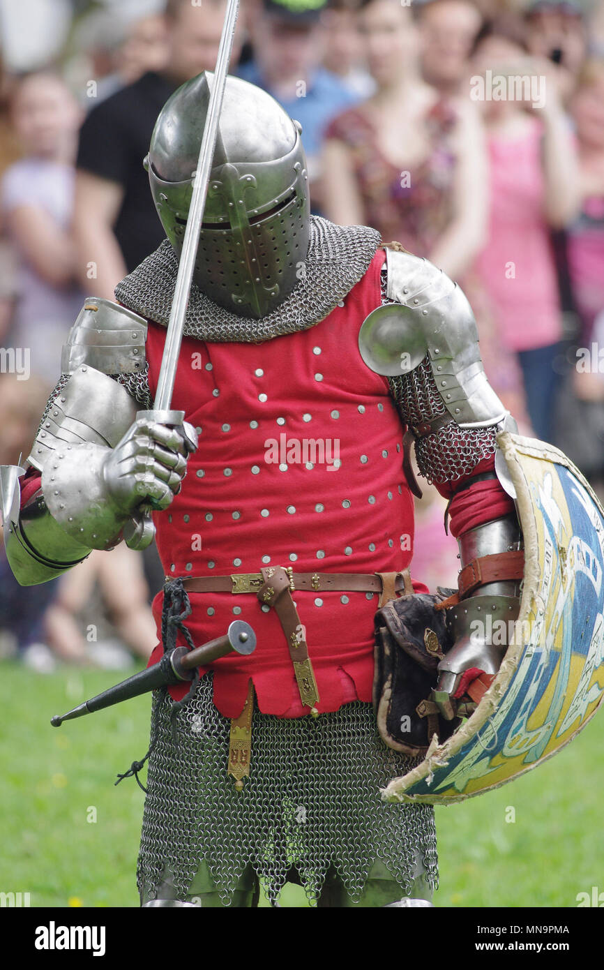 Historical Reenactor Armor Stock Photos & Historical Reenactor Armor ...