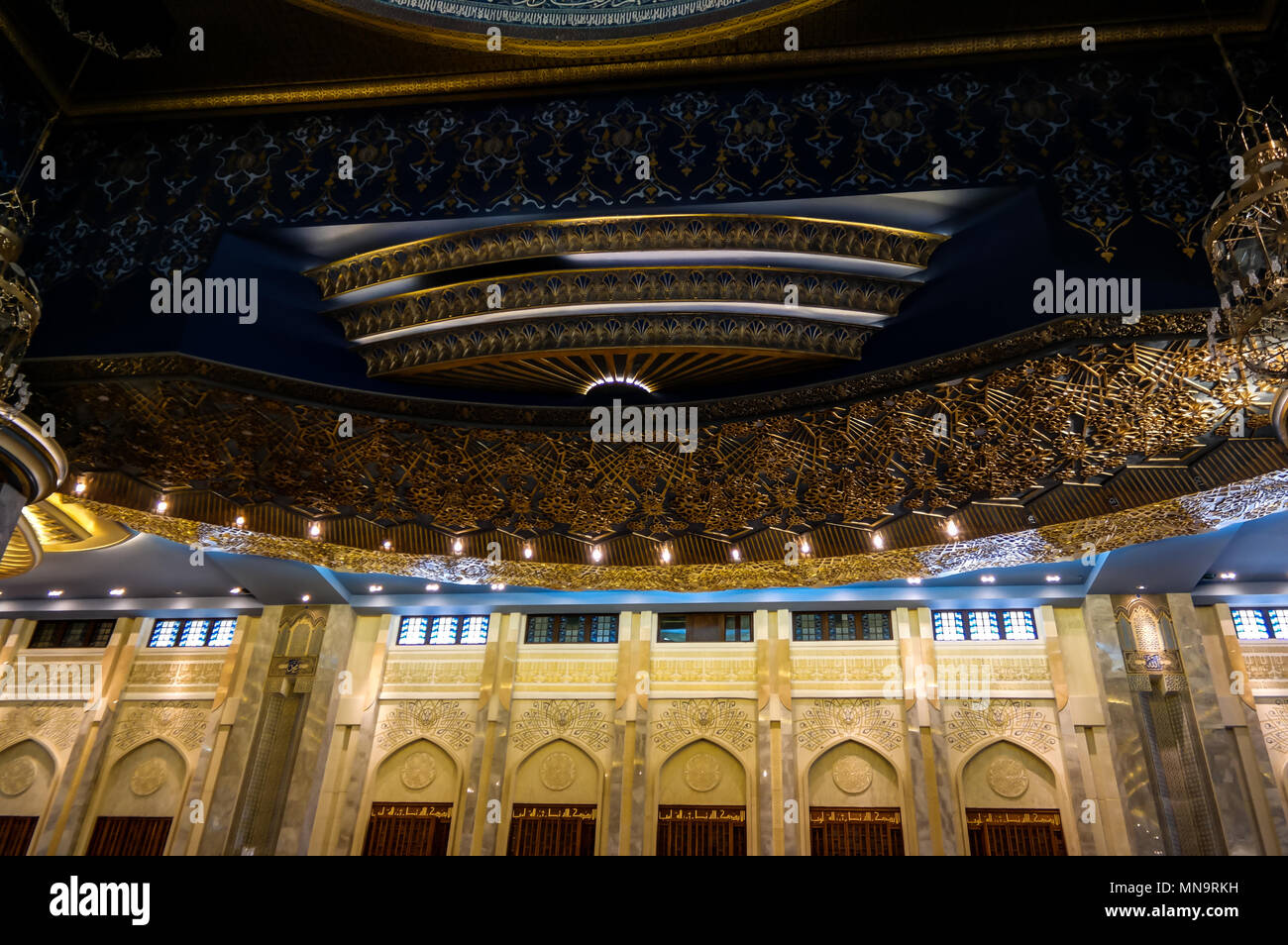 Kuwait Grand Mosque interior - 07-01-2015 Kuwait-city, Kuwait Stock ...