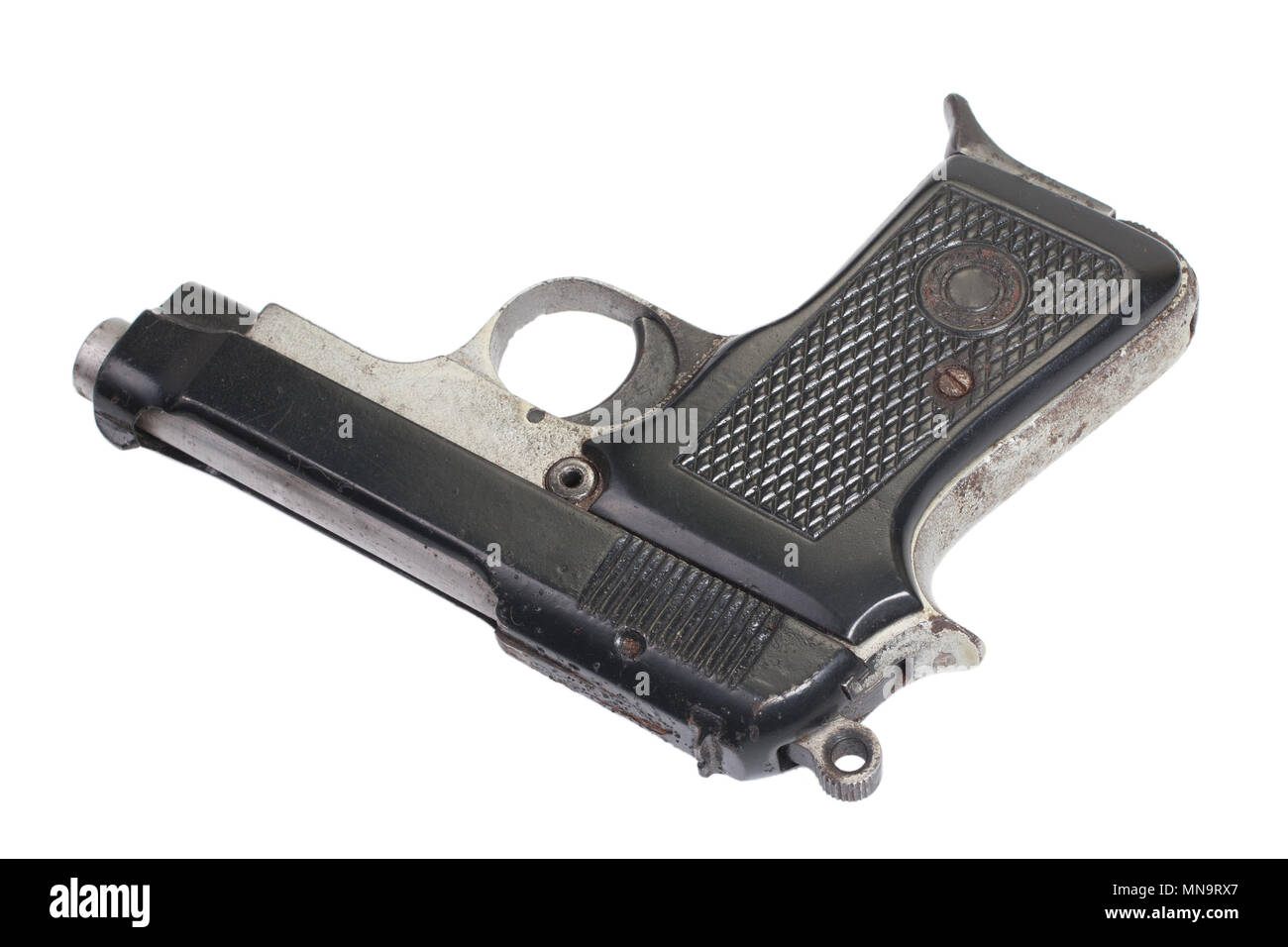 Hand guns old and new hi-res stock photography and images - Alamy