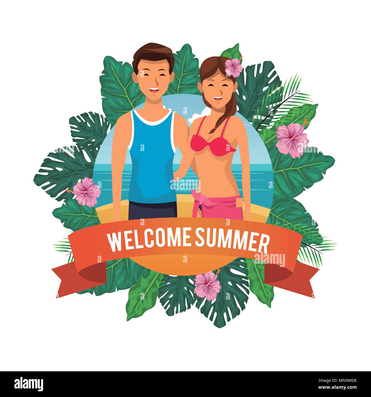 Travel time banner cartoon Cut Out Stock Images & Pictures - Alamy