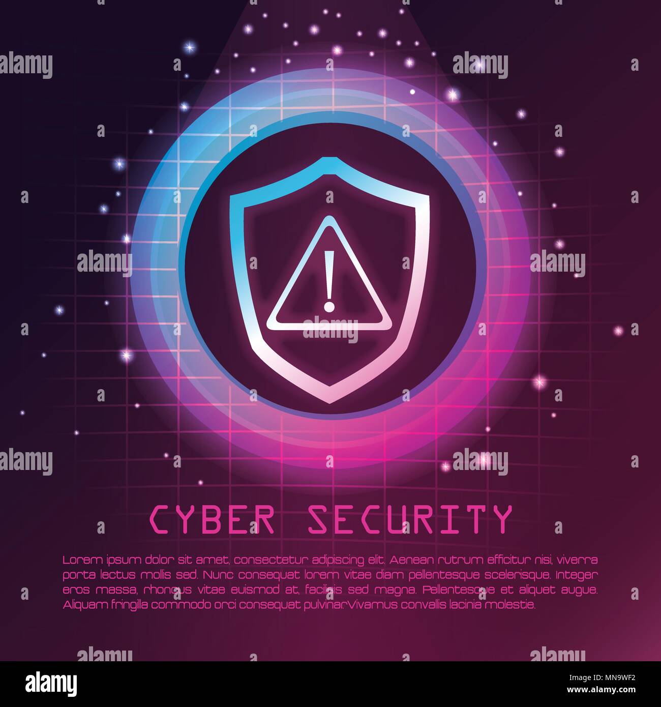 Cyber security banner concept Stock Vector Image & Art - Alamy