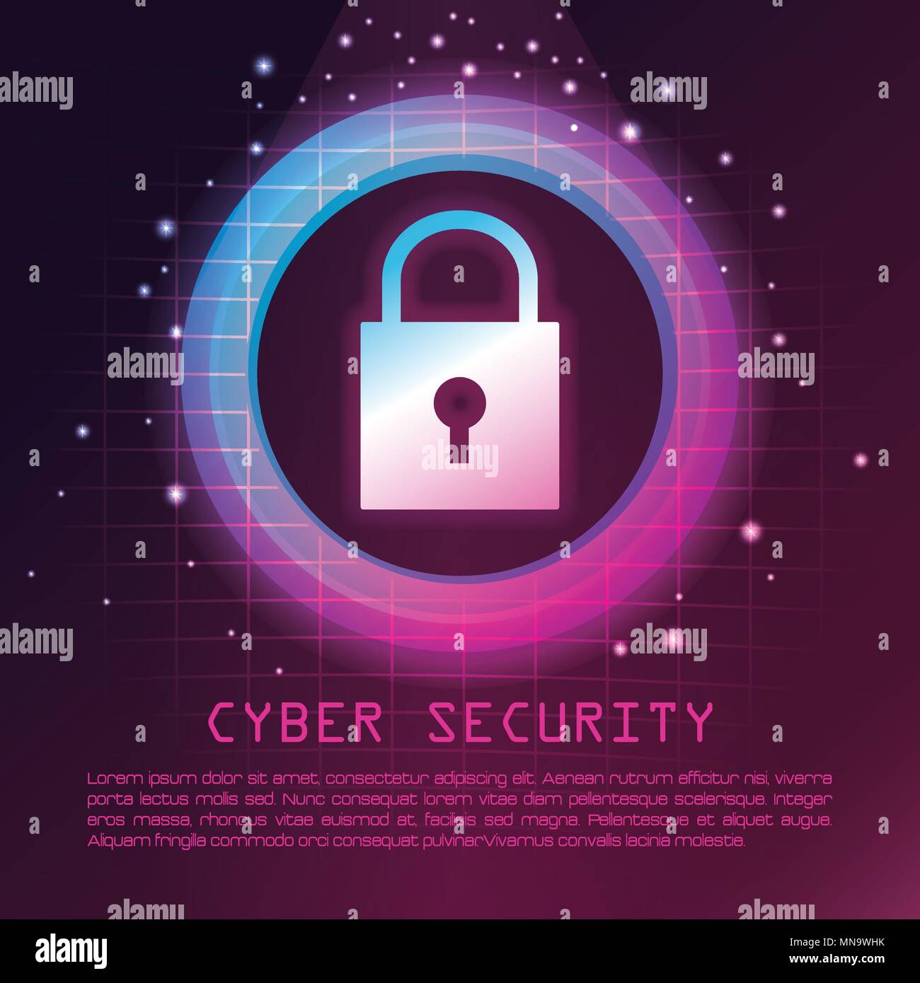Cyber security banner concept Stock Vector Image & Art - Alamy