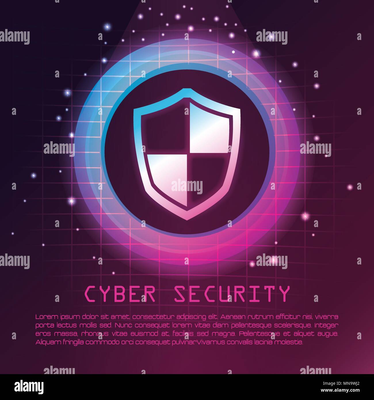 Cyber security banner concept Stock Vector Image & Art - Alamy
