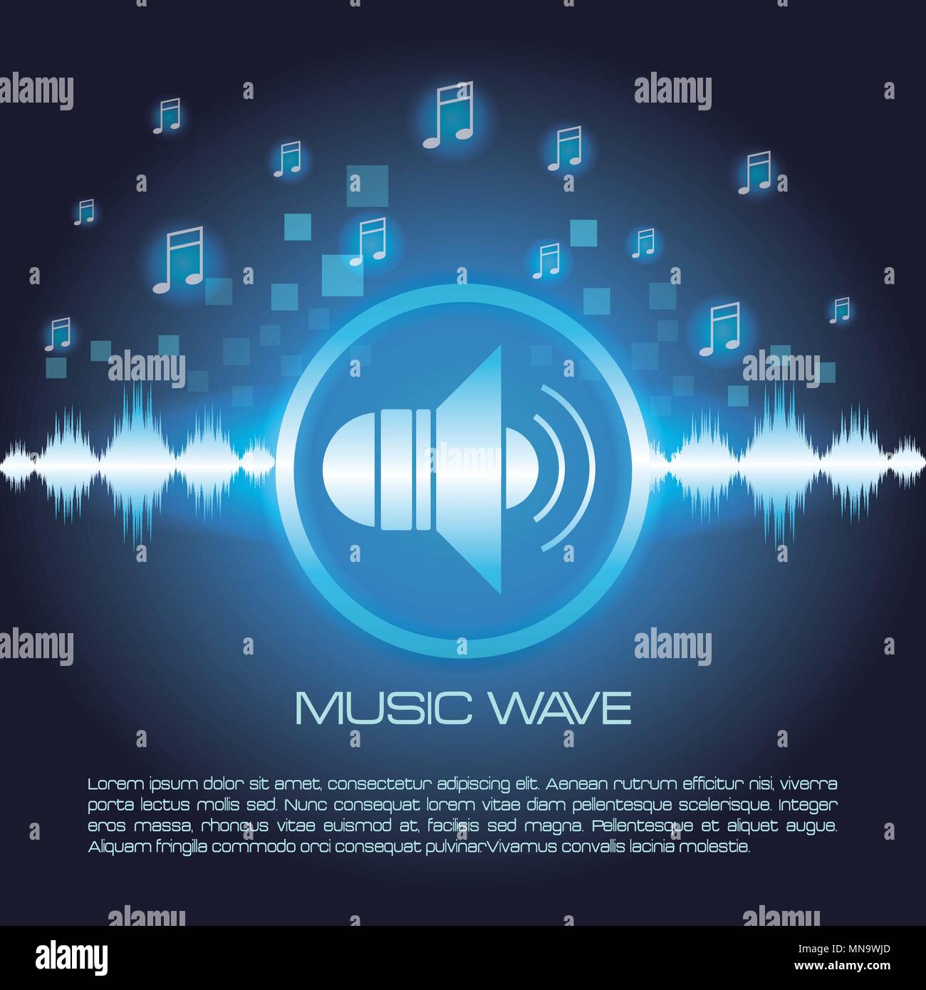 Music wave infographic Stock Vector Image & Art - Alamy