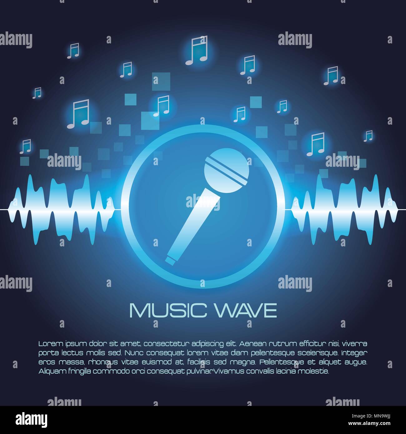 Music wave infographic Stock Vector Image & Art - Alamy