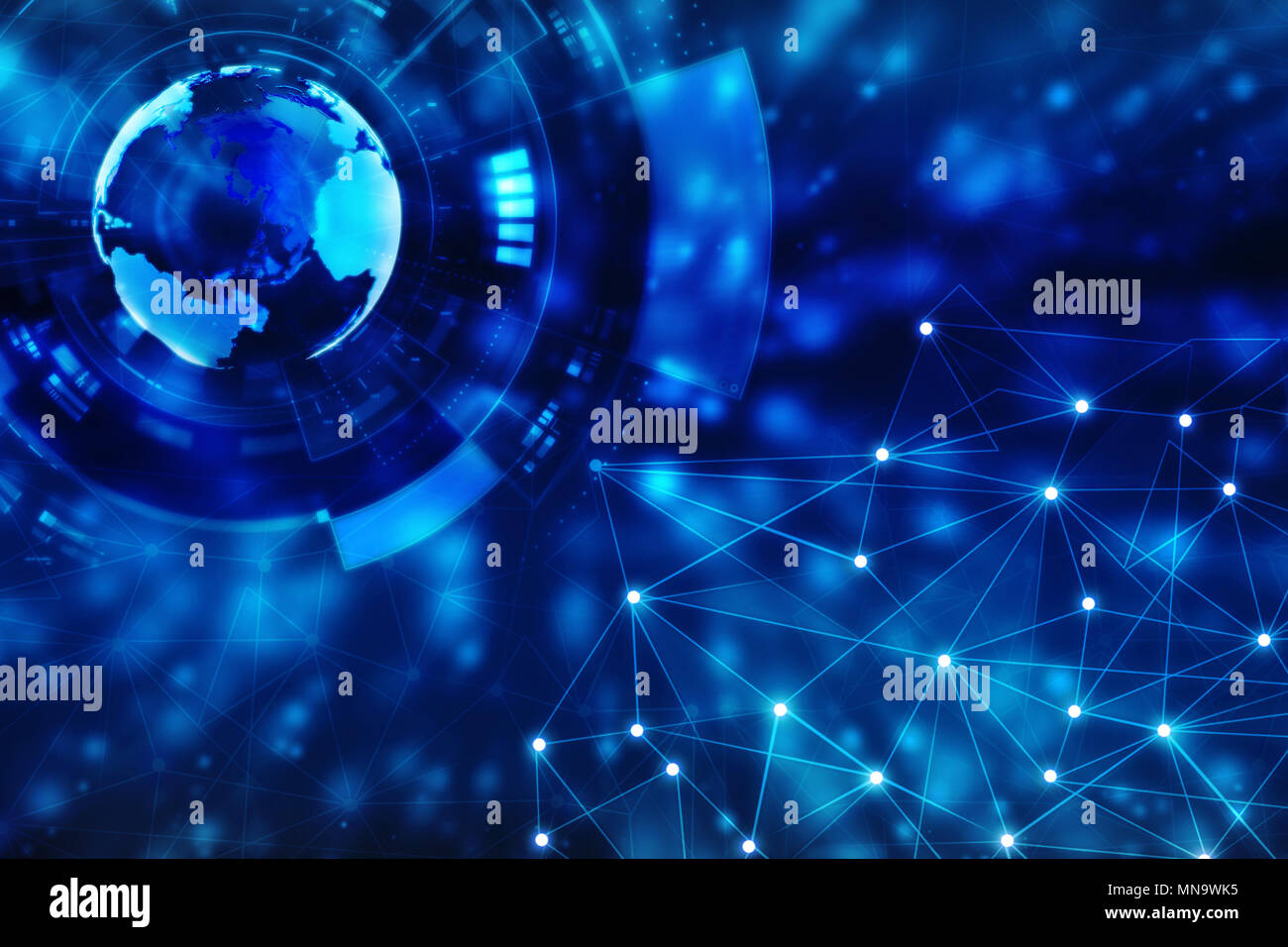 Digital Abstract technology background, Cyberspace Background, Virtual ...