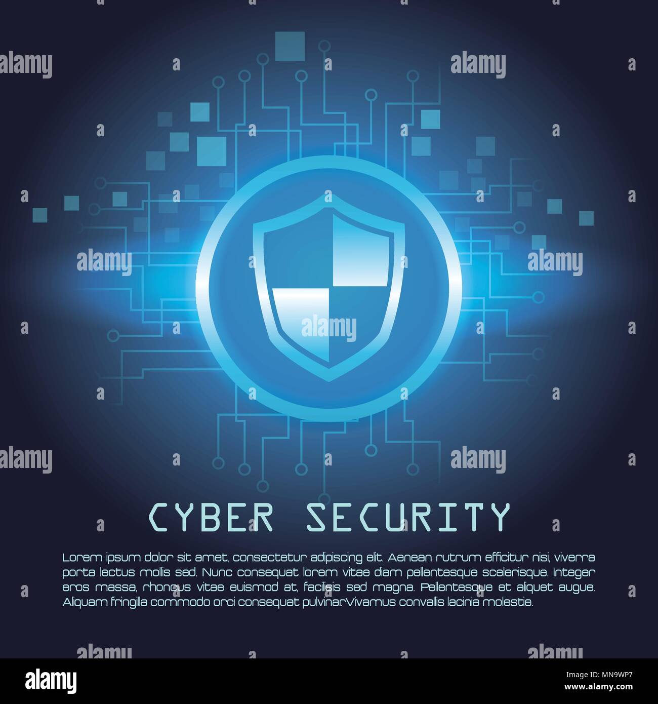 Cyber security banner concept Stock Vector Image & Art - Alamy
