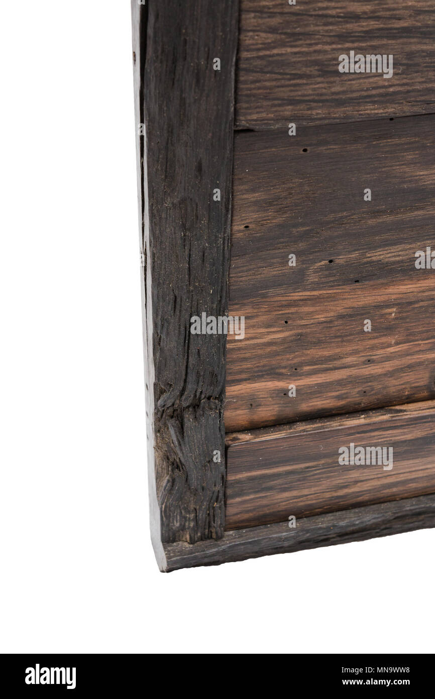 Wooden isolated background texture, compound tree of different pieces ...