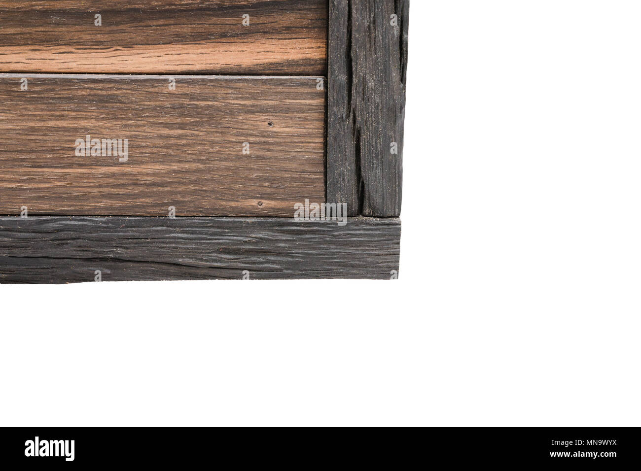 Wooden isolated background texture, compound tree of different pieces ...