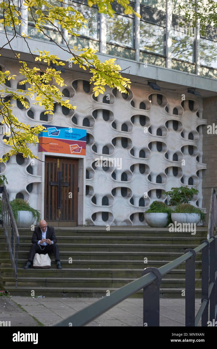 Christ Church, Lambeth designed by John Peter Darvall in 1960 Stock ...