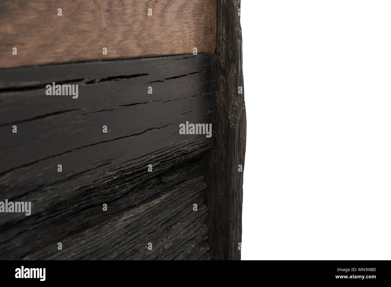 Wooden isolated background texture, compound tree of different pieces ...