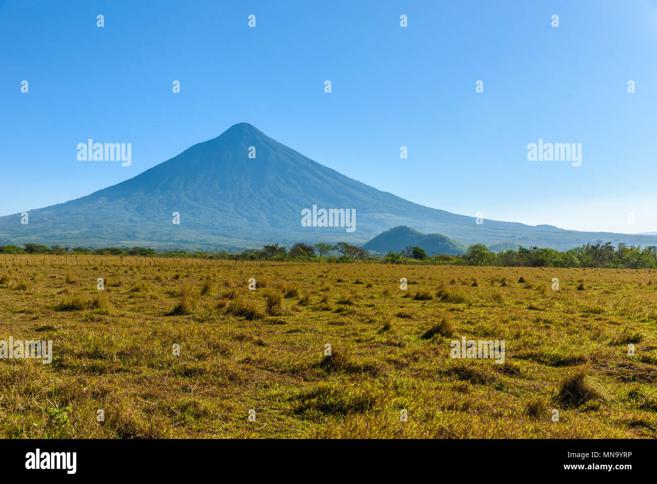 Amazing Volcano de Agua, view from Antigua, Guatemala Stock Photo - Alamy