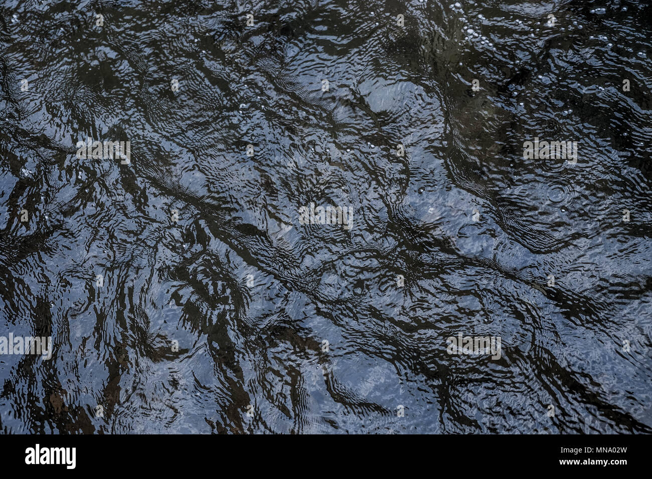 Abstract dark blue Waterfall wave water background texture Stock Photo ...