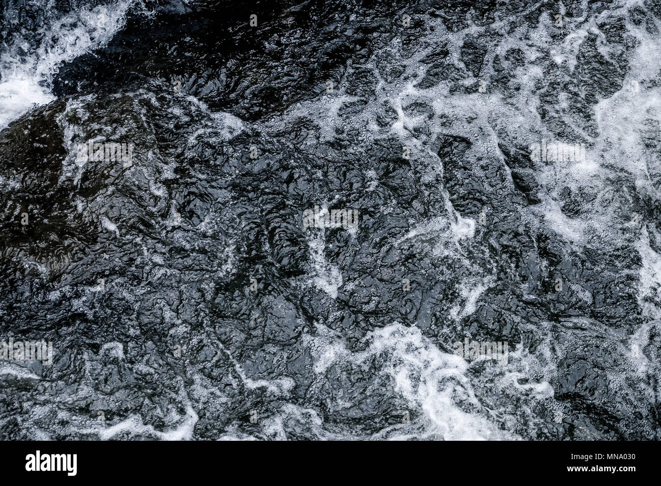 Abstract dark blue Waterfall wave water background texture Stock Photo ...