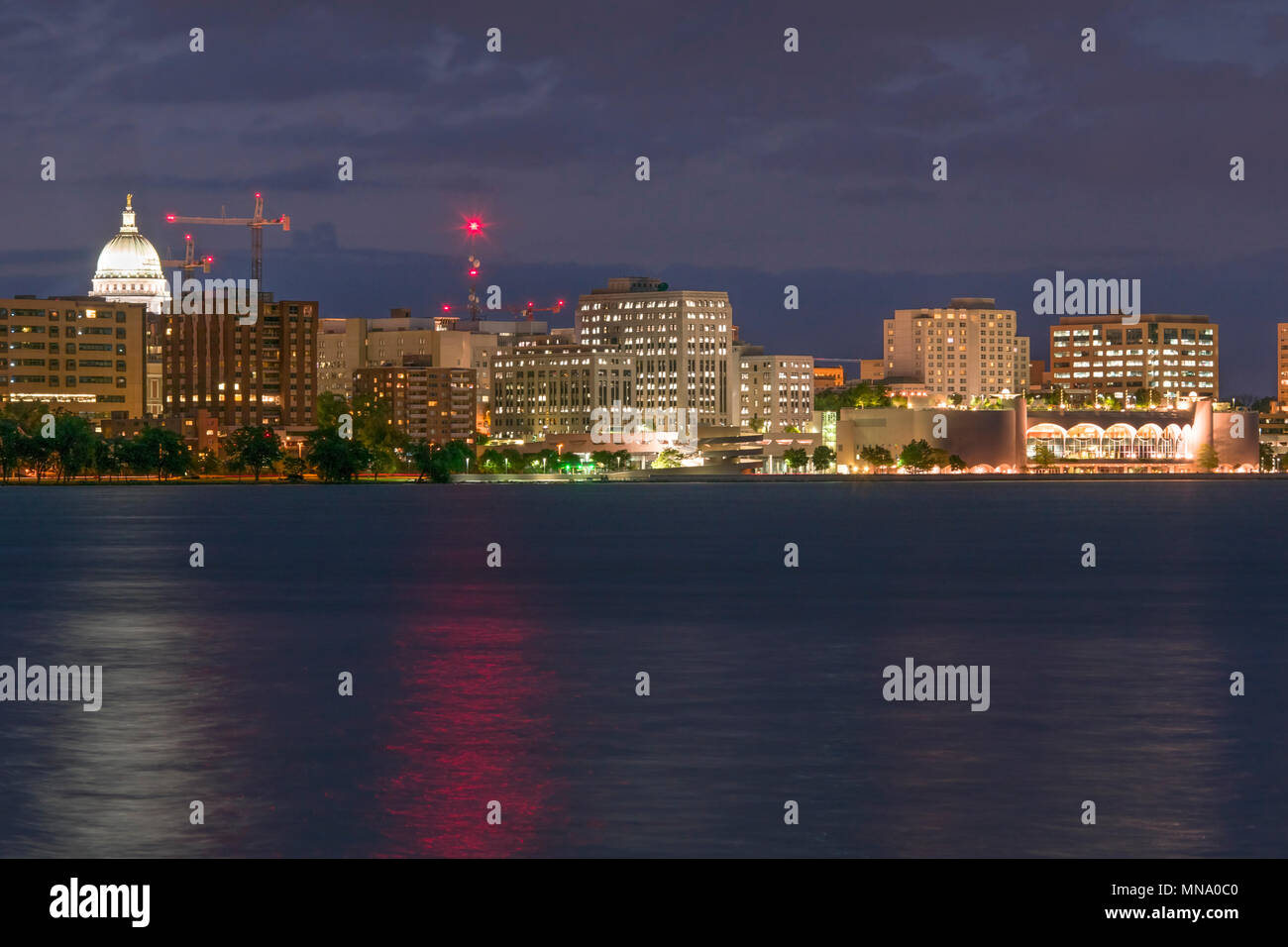 Usa wisconsin madison madison skyline hi-res stock photography and ...