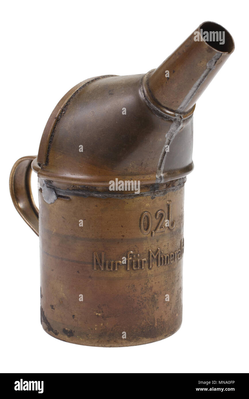 an ancient oiler isolated on white Stock Photo - Alamy