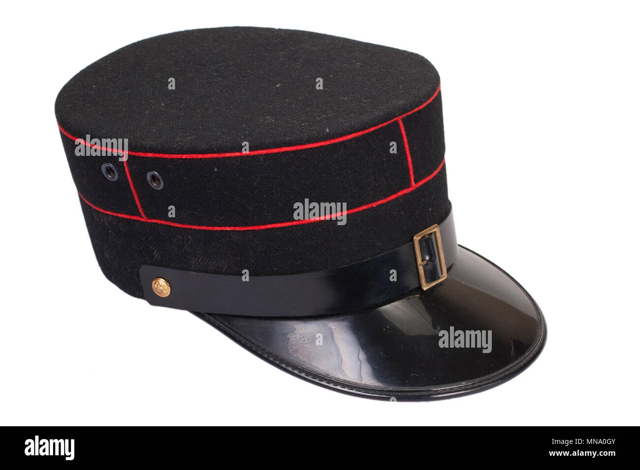 police officer's hat isolated Stock Photo - Alamy