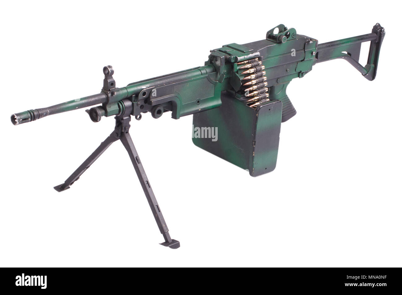 machine mk1 gun isolated on white Stock Photo - Alamy