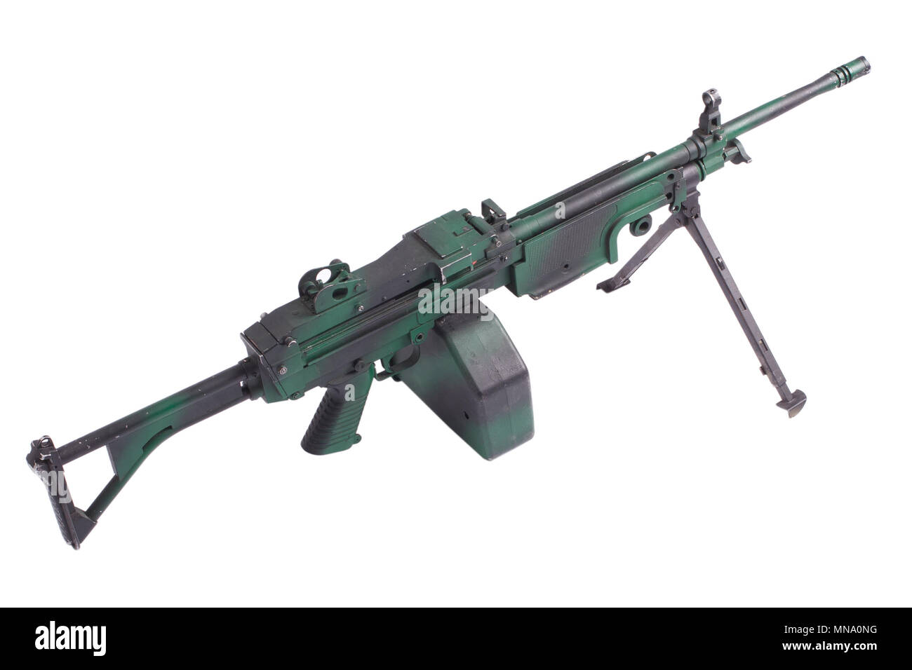 machine mk1 gun isolated on white Stock Photo - Alamy