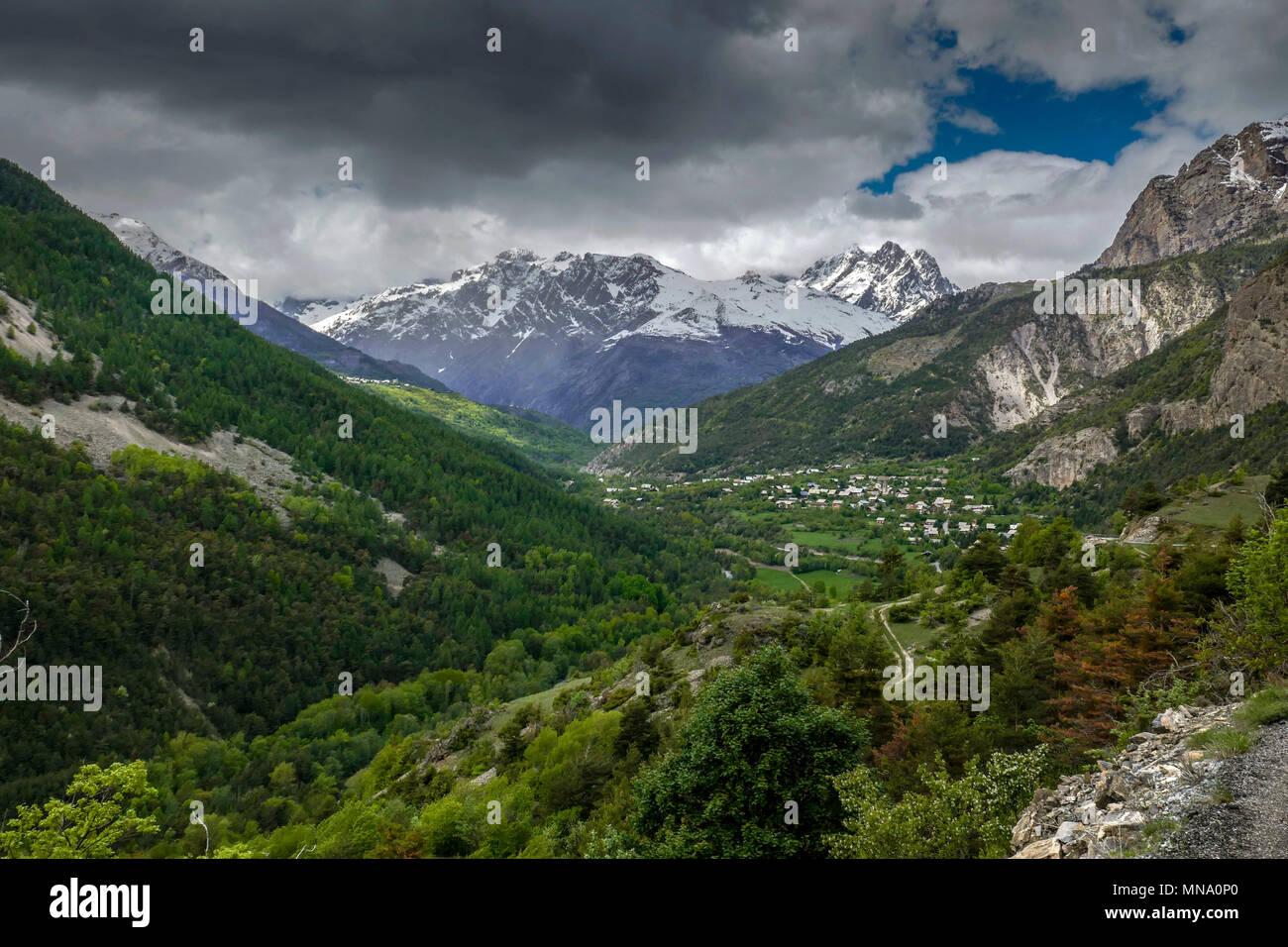 Vallouise, Pelvoux and the Ecrins National Park, Haute Alps,France ...