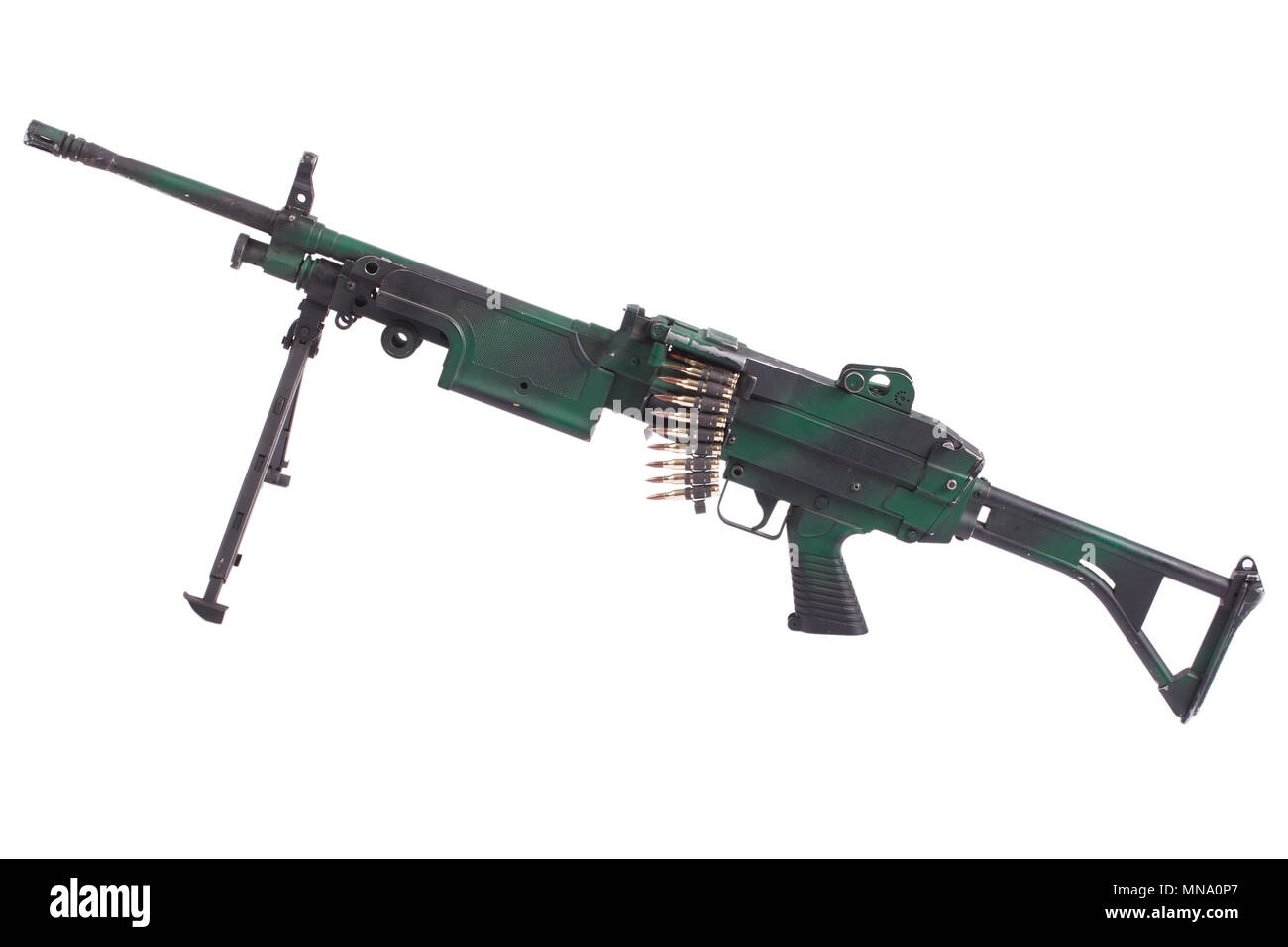 machine mk1 gun isolated on white Stock Photo - Alamy