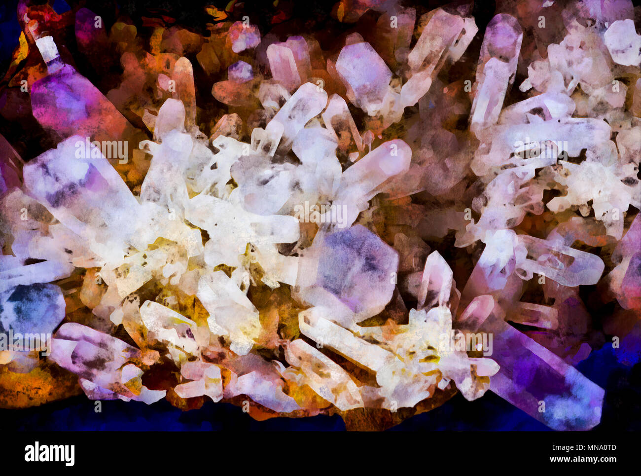 Quartz gemstones hi-res stock photography and images - Alamy