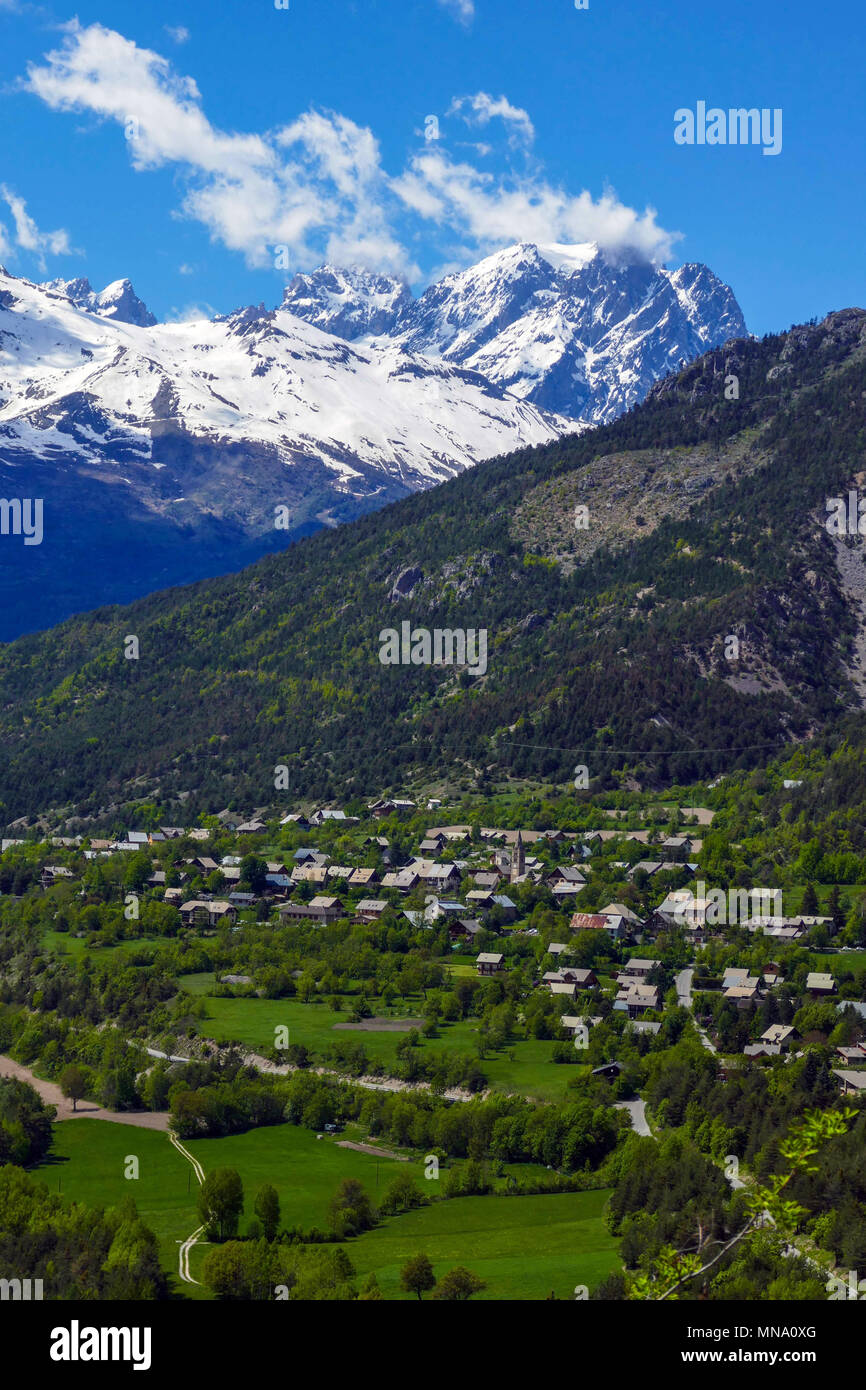 Vallouise, Pelvoux and the Ecrins National Park, Haute Alps,France ...